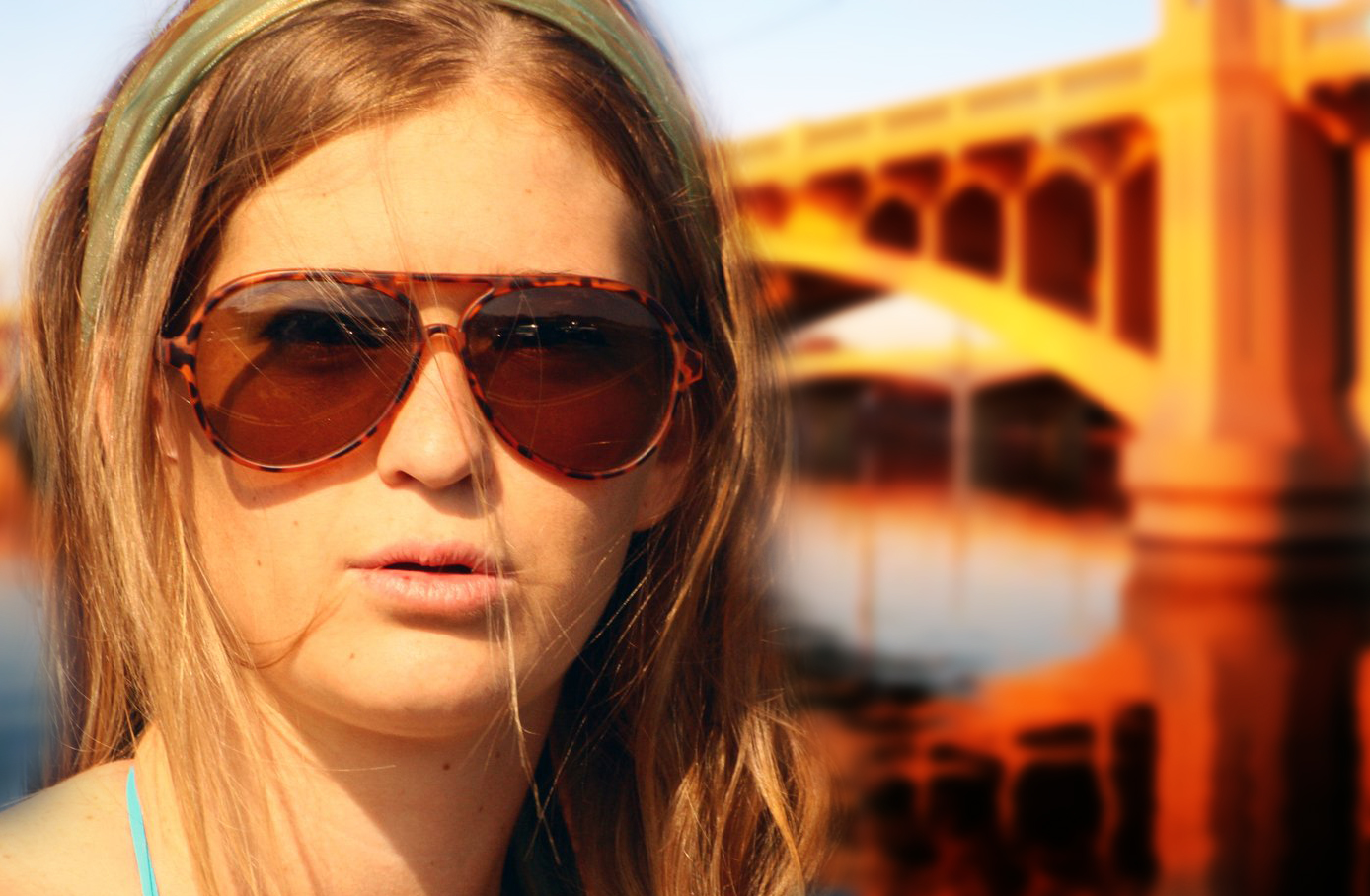 Girl wearing sunglasses at bridge – Dennis Lin Optometry, Monterey Park ...